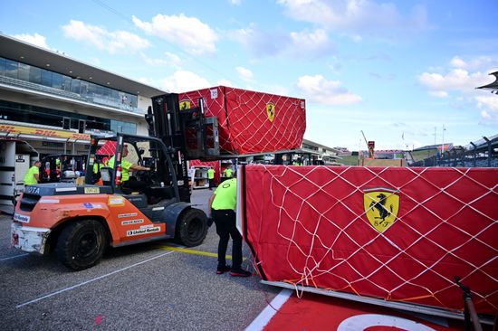 F1 Teams Air Containers Packages During Editorial Stock Photo - Stock ...
