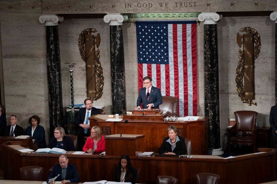 Rep Mike Johnson Rla Addresses Members Editorial Stock Photo - Stock ...