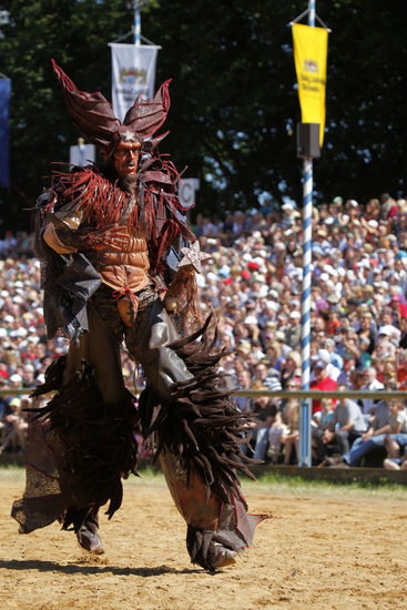 Jester On Stilts Kaltenberg Tournament Germany Editorial Stock Photo ...
