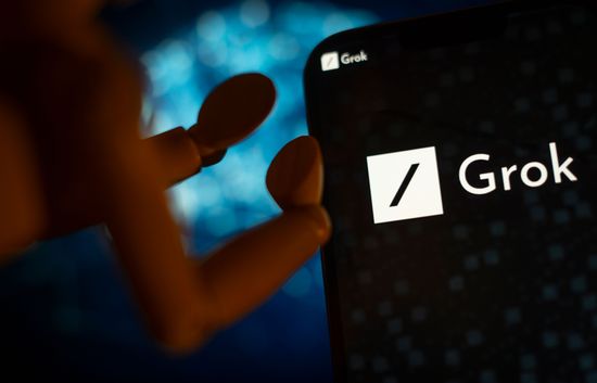 Xai Grok Logos Seen This Illustration Editorial Stock Photo - Stock ...