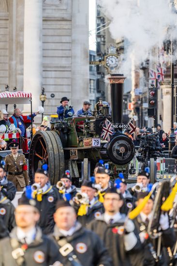 Worshipful Company Paviors Traction Engine Lord Editorial Stock Photo ...