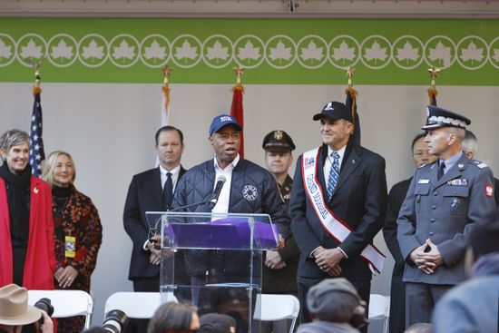 Mayor Adams Grand Marshal Army Lieutenant Editorial Stock Photo - Stock ...