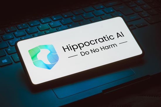 This Photo Illustration Hippocratic Ai Logo Editorial Stock Photo ...