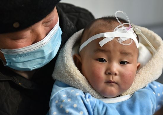 7monthold Baby Receiving Infusion Treatment Department Editorial Stock ...