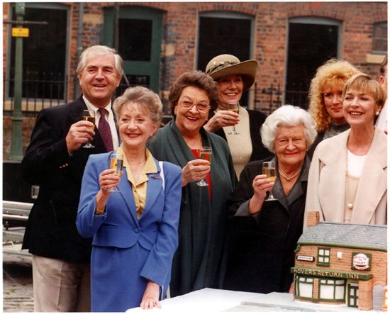 Coronation Street Cast Members Celebrate 35th Editorial Stock Photo ...
