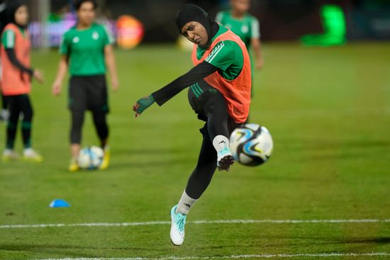 Al Ahli Players During Warmup Before Editorial Stock Photo - Stock ...