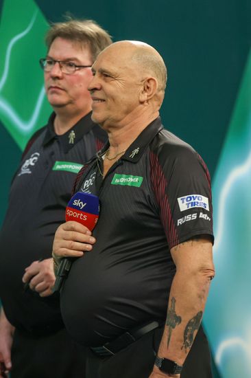 Pdc Darts Referee Russ Bray During Editorial Stock Photo - Stock Image ...