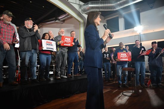 Nikki Haley Delivering Remarks Pick Nikki Editorial Stock Photo - Stock ...