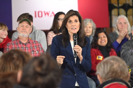 Nikki Haley Delivering Remarks Pick Nikki Editorial Stock Photo - Stock ...