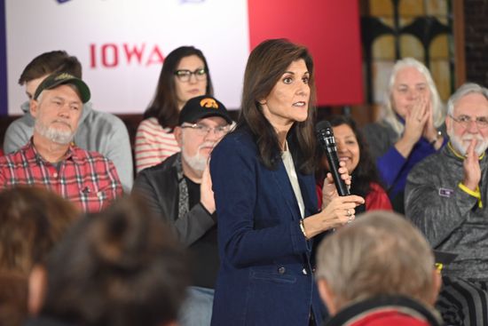 Nikki Haley Delivering Remarks Pick Nikki Editorial Stock Photo - Stock ...