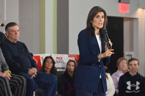 Nikki Haley Delivering Remarks Pick Nikki Editorial Stock Photo - Stock ...