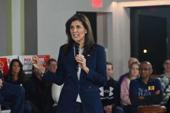 Nikki Haley Delivering Remarks Pick Nikki Editorial Stock Photo - Stock ...