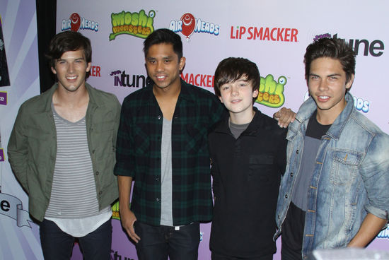 Zach Porter Michael Martinez Greyson Chance Editorial Stock Photo ...