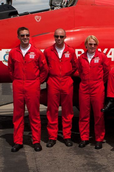 Red Arrows Pilots Ben Murphy L Editorial Stock Photo - Stock Image ...