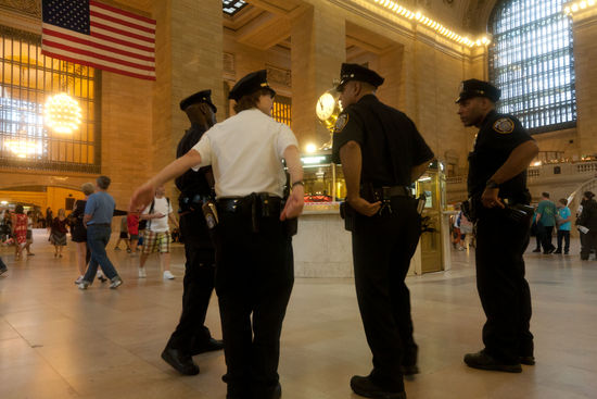 Mta Police Units Patrol Grand Central Editorial Stock Photo - Stock ...