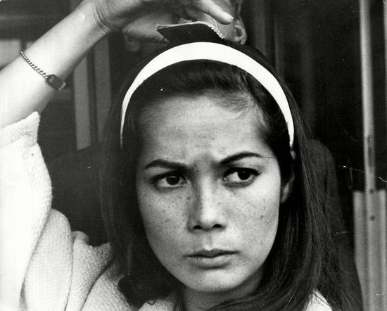Nancy Kwan Pictured London Airport Editorial Stock Photo - Stock Image ...