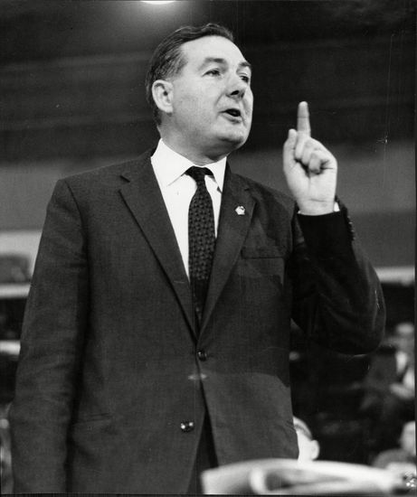 James Callaghan Baron Callaghan Cardiff Kg Editorial Stock Photo ...