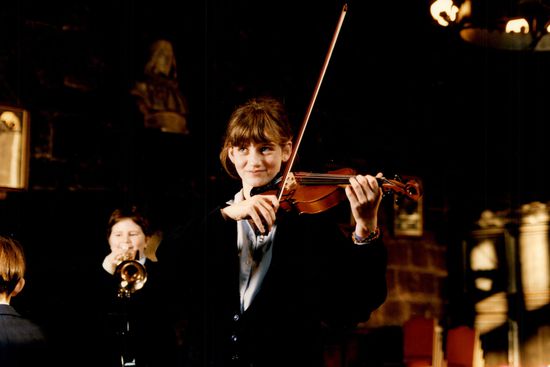 Jenny Yates Playing Violin Chetham School Editorial Stock Photo - Stock ...