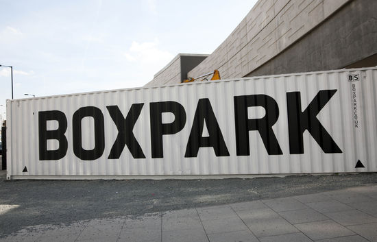 Boxpark Worlds First Popup Mall Being Editorial Stock Photo - Stock ...
