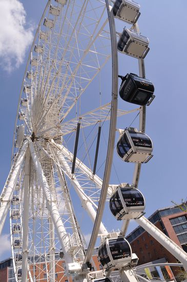 Liverpool Wheel Liverpool Merseyside England Britain Editorial Stock ...
