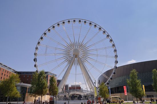 Liverpool Wheel Liverpool Merseyside England Britain Editorial Stock ...
