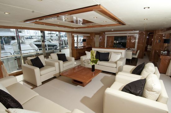 Interior Predator 130 Built By Sunseeker Editorial Stock Photo - Stock ...