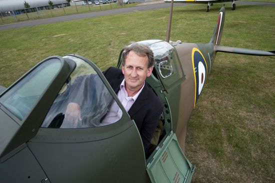 Aviation Historian Andy Saunders Newly Restored Editorial Stock Photo ...