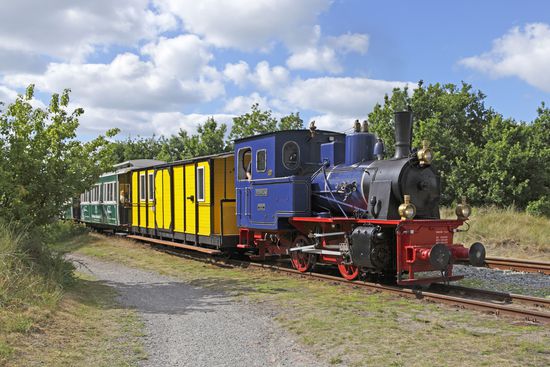 Historic Steam Train Island Railway Borkum Foto de stock de contenido ...