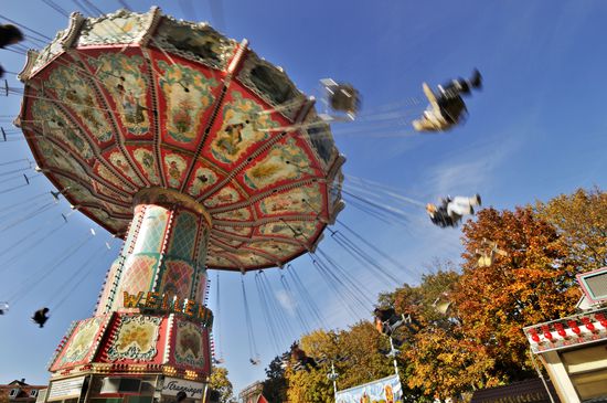 Chairoplanes Swing Carousel Auer Dult Fair Editorial Stock Photo ...