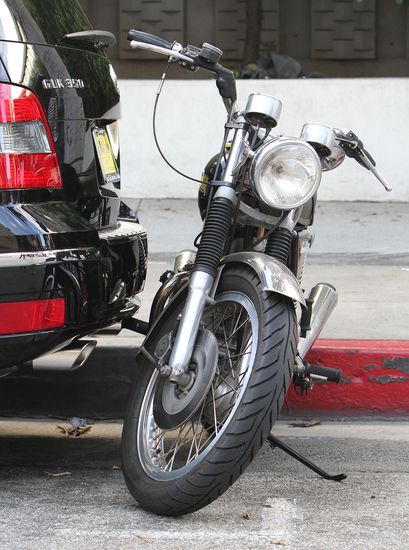 Keanu Reevess Classic 1973 Norton Commando Editorial Stock Photo ...