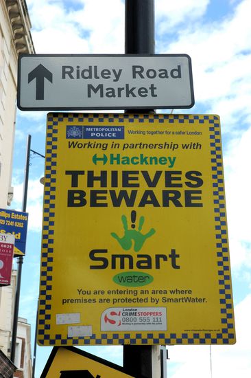 Thieves Beware Sign Editorial Stock Photo - Stock Image | Shutterstock