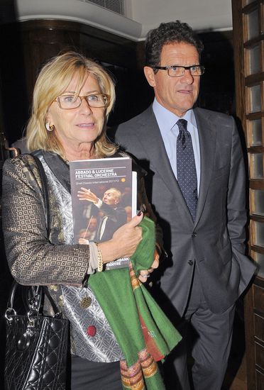 Fabio Capello Wife Laura Capello Editorial Stock Photo - Stock Image ...