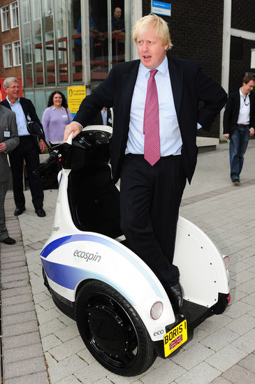 Boris Johnson Riding Ecospin Raptor Electric Editorial Stock Photo ...