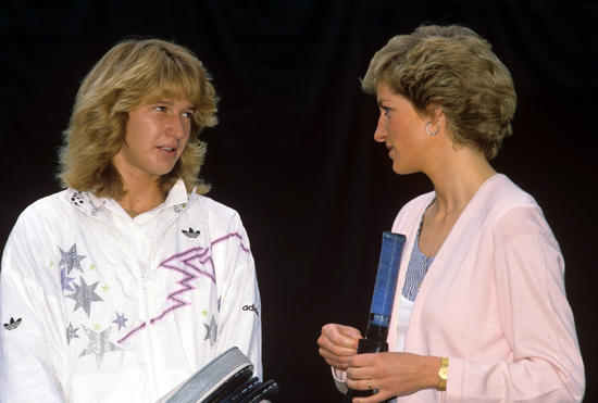 Steffi Graf Princess Diana Redaktionelles Stockfoto – Stockbild ...
