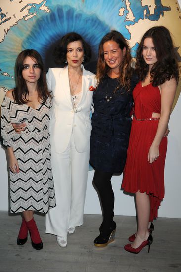 Assisi Jackson Bianca Jagger Jade Jagger Editorial Stock Photo - Stock ...