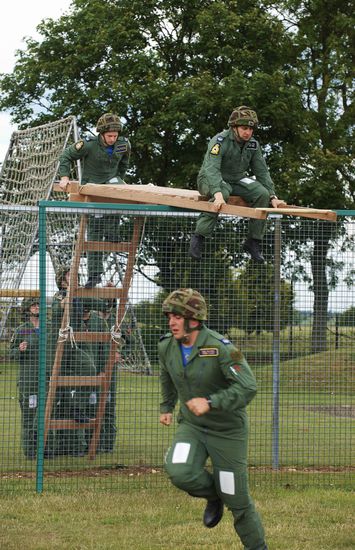 Cadets Raf Cranwell Reconstruct Ingenious Ladder Editorial Stock Photo ...
