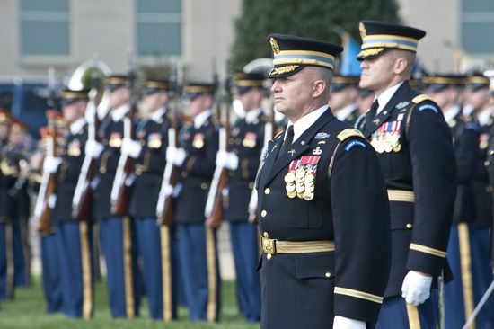 Old Guard Army Unit Stands Attention Editorial Stock Photo - Stock ...