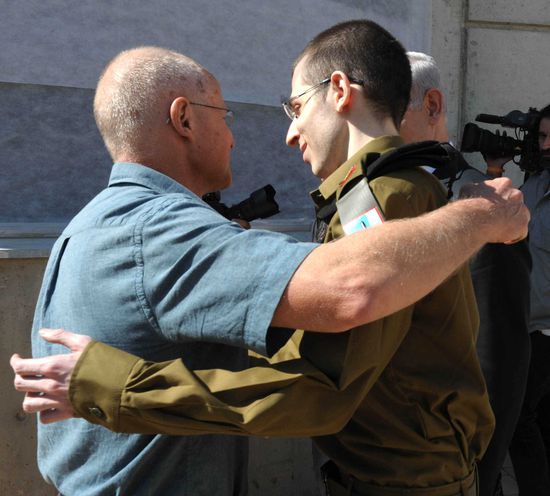 Gilad Shalit His Father Noam Shalit Editorial Stock Photo - Stock Image ...