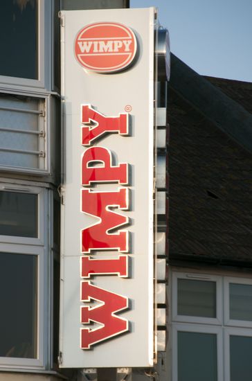 Wimpy Restaurant Sign Southendonsea Headquarters Company Editorial ...
