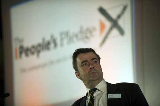 Mark Seddon Director Peoples Pledge Editorial Stock Photo - Stock Image ...