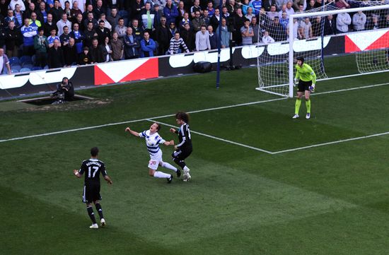 Heidar Helguson Qpr Fouled By David Editorial Stock Photo - Stock Image ...