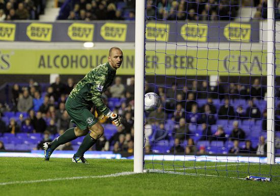 Everton Goalkeeper Jan Mucha Fails Catch Editorial Stock Photo - Stock ...