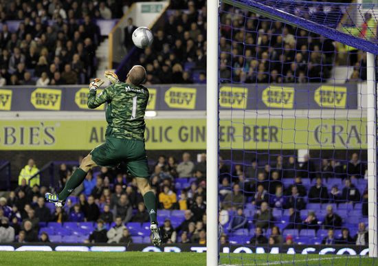 Everton Goalkeeper Jan Mucha Fails Catch Editorial Stock Photo - Stock ...