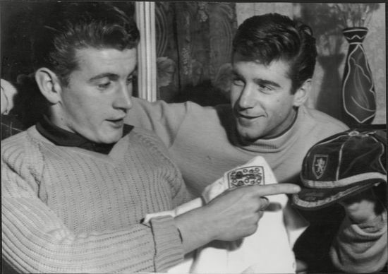 Hibernian England Footballer Joe Baker Left Editorial Stock Photo ...