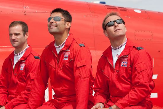 Red Arrow Pilots Flight Lieutenant Jon Editorial Stock Photo - Stock ...