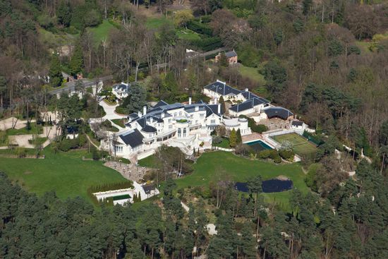 Aerial View Updown Court Windlesham Surrey Editorial Stock Photo ...