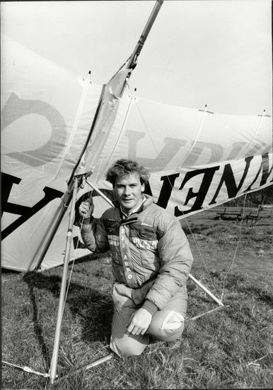 Rory Mccarthy Pilot Hang Glider 1984 Editorial Stock Photo - Stock ...