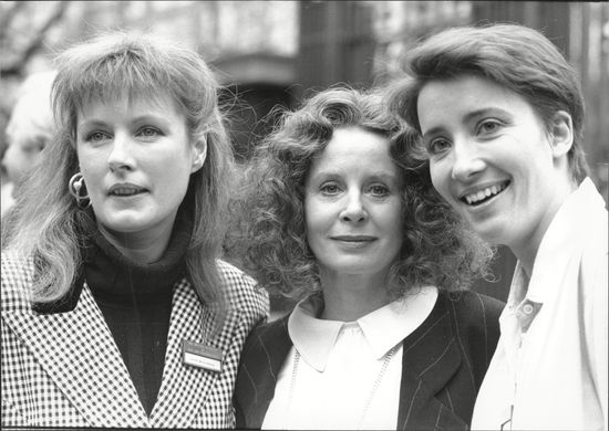 Susan Wooldridge Sarah Miles Emma Thompson Editorial Stock Photo ...