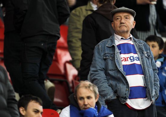 Qpr Fan Looks On Stand Editorial Stock Photo - Stock Image | Shutterstock