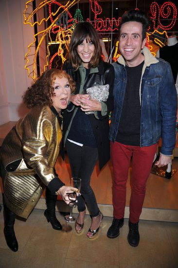 Jennifer Saunders Alexa Chung Nick Grimshaw Editorial Stock Photo ...